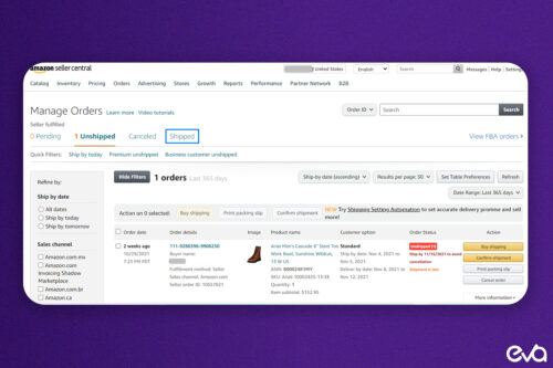 What is the Amazon RMA Number?